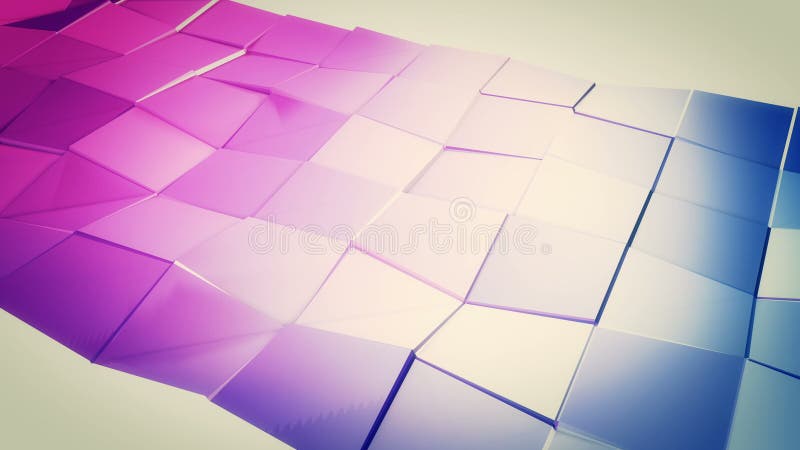 4k Clean Geometric Animated Background in Loop, Low Poly Style ...