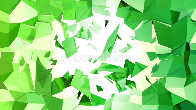 4k Clean Geometric Animated Background in Loop, Low Poly Style ...