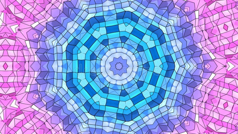 4k Clean Low Poly Animated Background in Loop. Seamless 3d Animation in ...