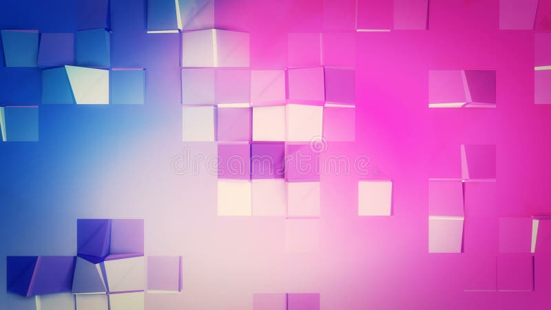 4k Clean Low Poly Animated Background in Loop. Seamless 3d Animation in ...