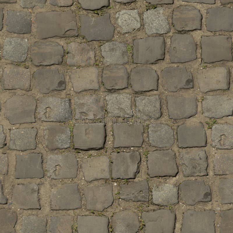8K Cobblestone Pavement Floor Diffuse and Albedo Map for 3d Materials Stock Image - Image of ...