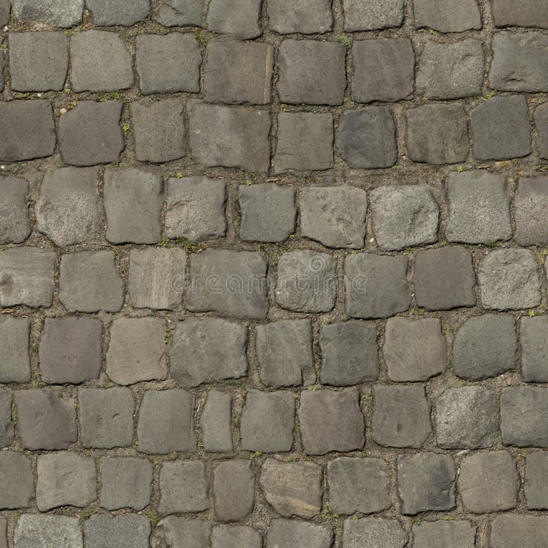 8K Cobblestone Pavement Floor Diffuse and Albedo Map for 3d Materials Stock Image - Image of ...