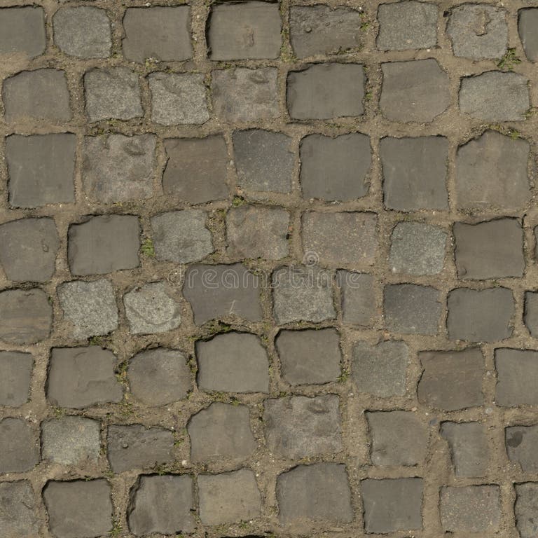 8K Cobblestone Pavement Floor Diffuse and Albedo Map for 3d Materials Stock Photo - Image of ...