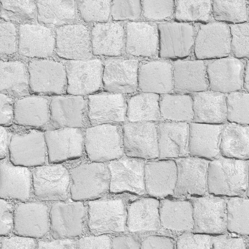 8K Cobblestone Pavement Floor Roughness Texture, Height Map or Specular ...