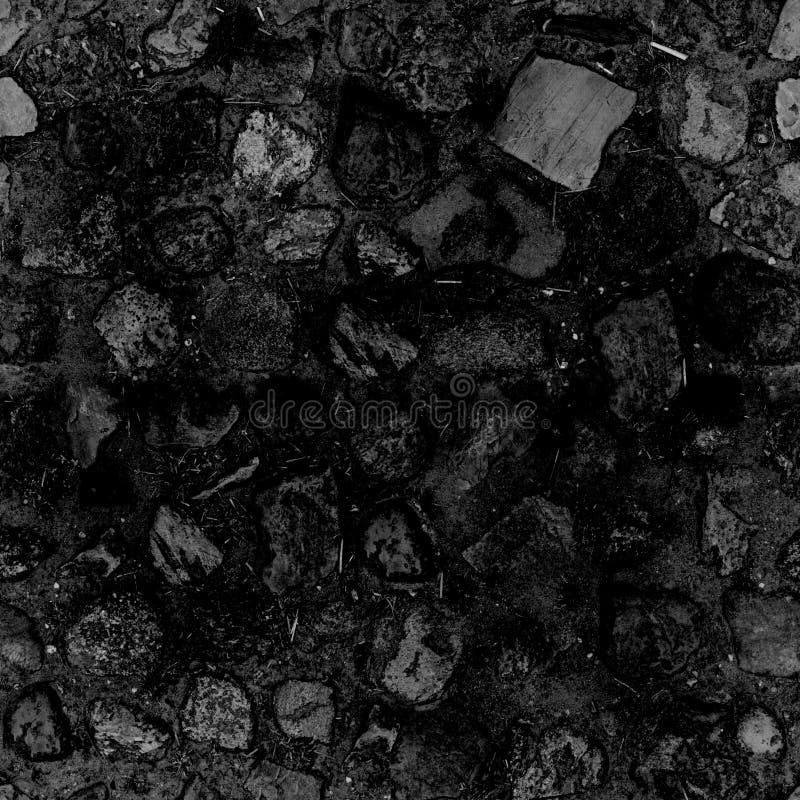 8K Cobblestone Pavement Floor Roughness Texture, Height Map or Specular ...
