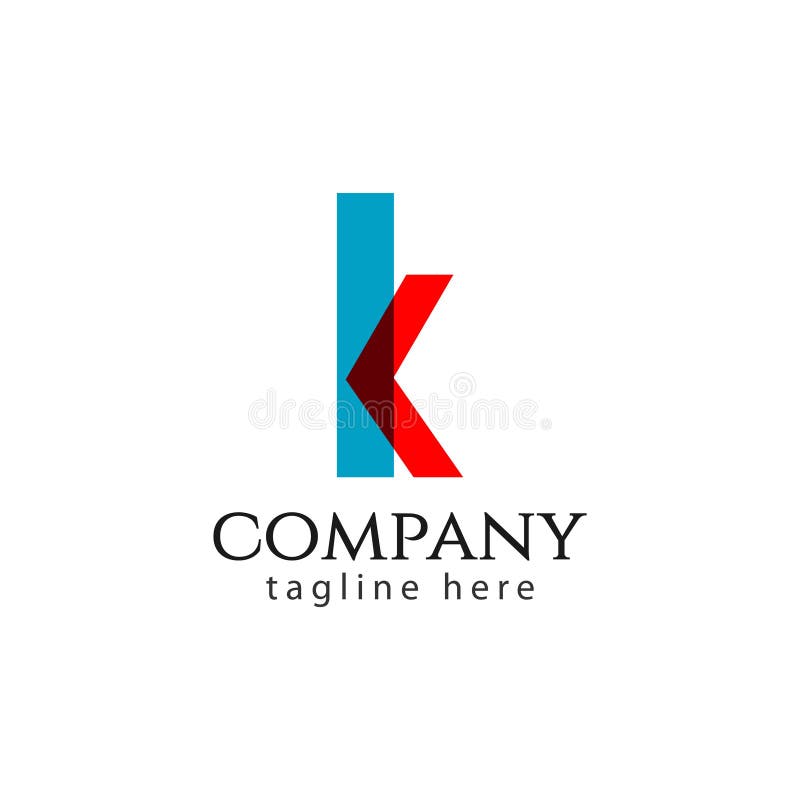 K Company Logo Vector Template Design Illustration Stock Vector ...