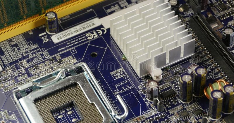 4k Computer Main Board,assembly Circuit. Stock Video - Video of chip ...
