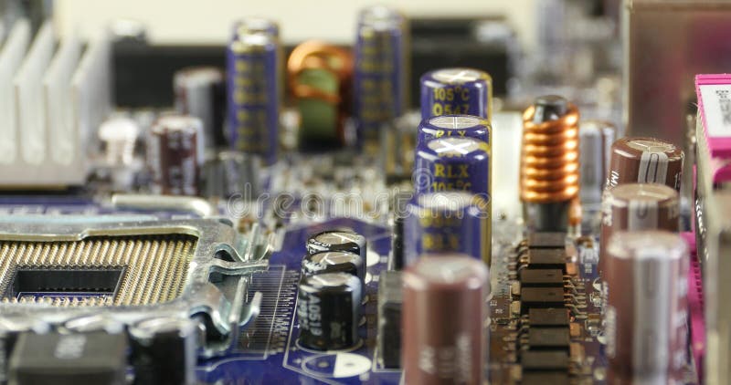 4k Computer Main Board,assembly Circuit. Stock Video - Video of energy ...