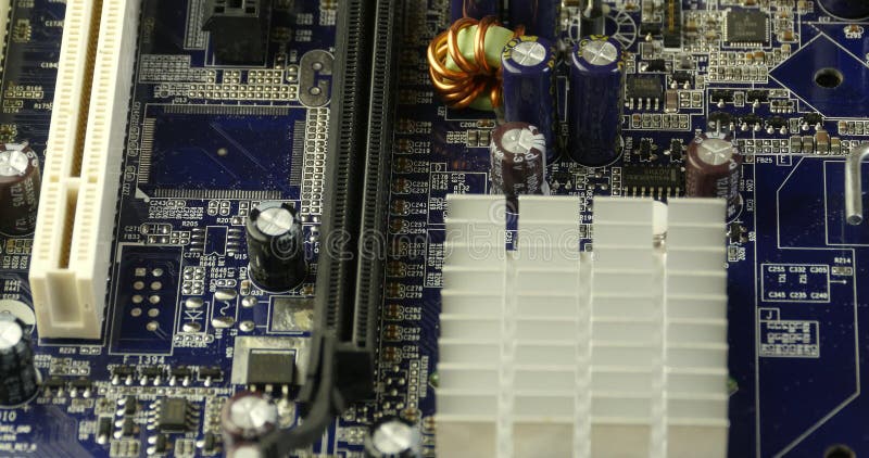 4k Computer Main Board,assembly Circuit. Stock Video - Video of chip ...