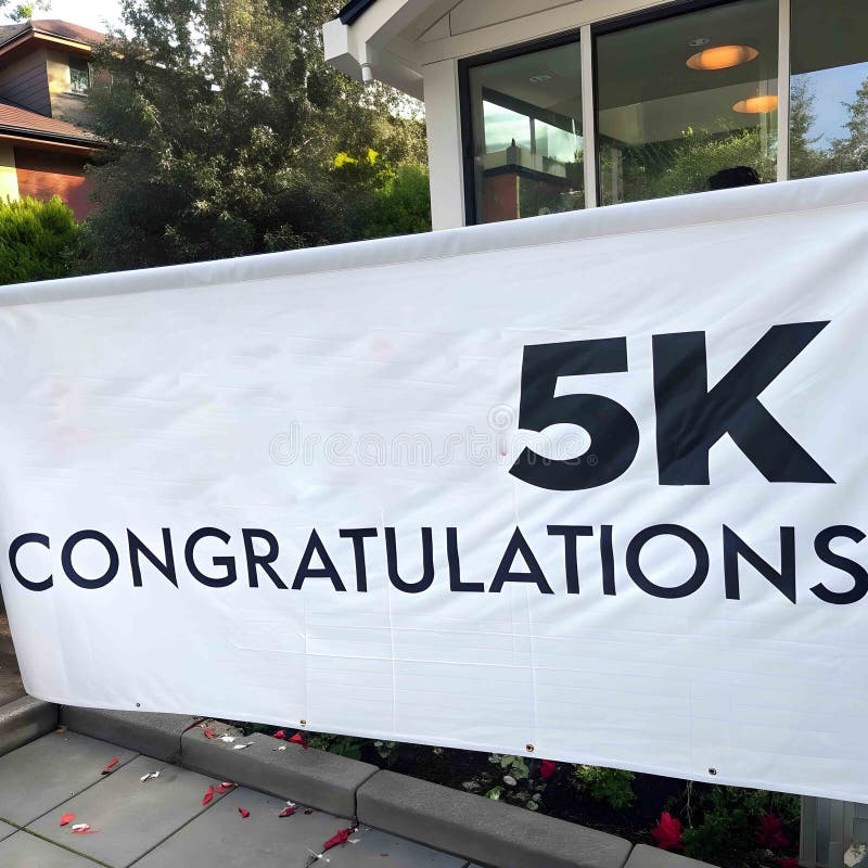 5k Congratulations Text Isolated on White Background Stock Illustration ...