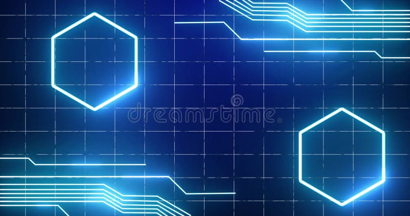 4K Cool Abstract Digital Data Technology Animated Lines Futuristic ...