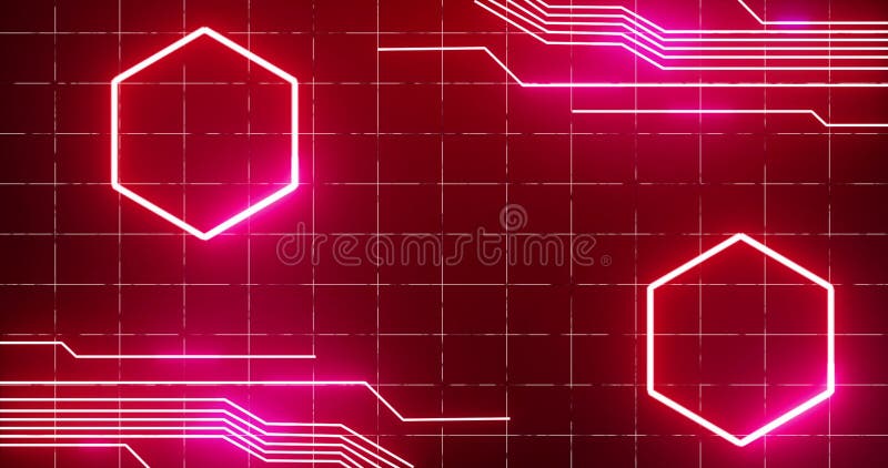4K Abstract Digital Data Technology Cool Animated Background. Stock ...
