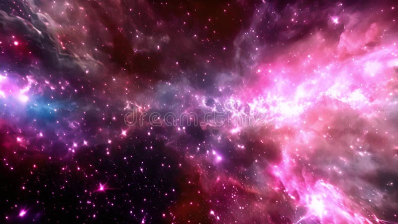 4k Cosmos Effect. Seamless Loop Galaxy Exploration through Outer Space ...