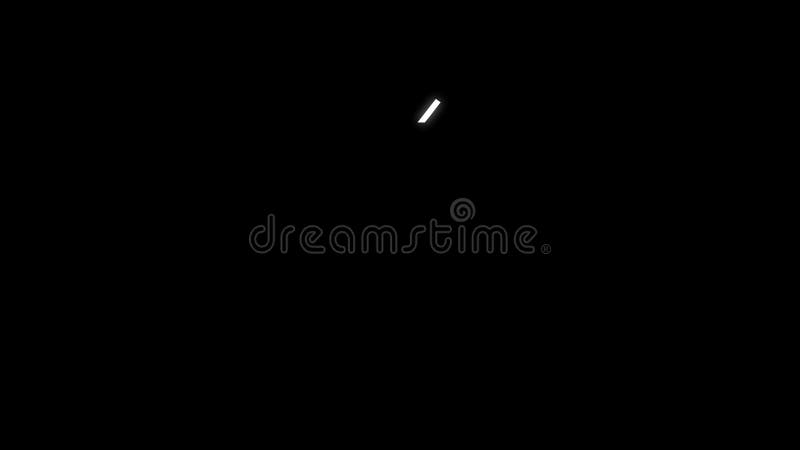 4K Countdown Animation Movie 10 Seconds | Transparent Background Stock ...