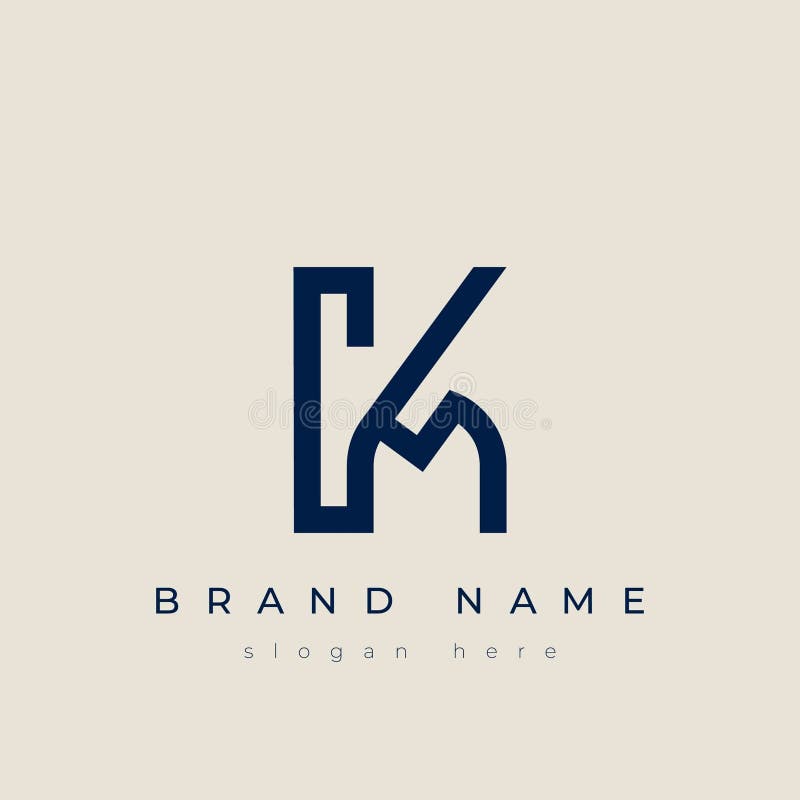 K Creative Letter Logo. Abstract Business Logo Design Template Stock ...