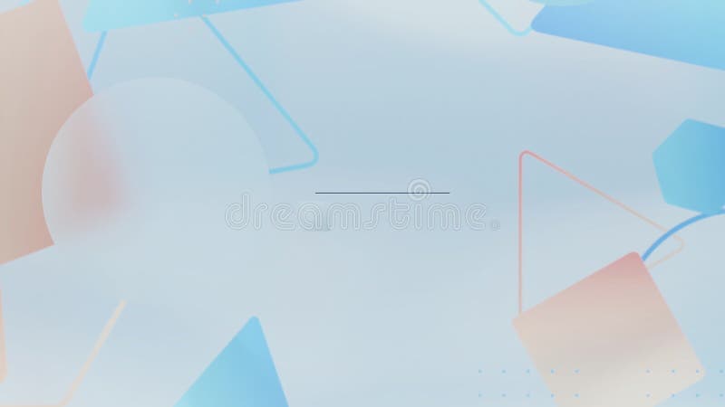 4k 2d Abstract Flat Geometric Shapes Slideshow Template Stock Footage ...
