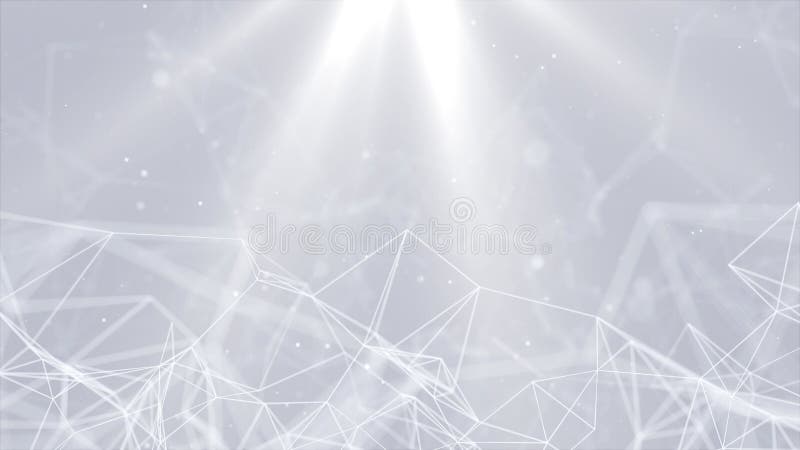 4k 3d Abstract Plexus Structure Evolving In Motion Loop Background