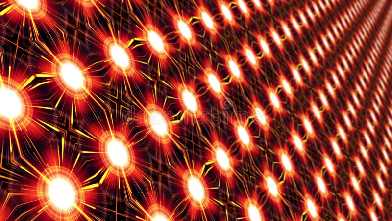 Digital Glowing Flying Lines Motion and Illuminated Light Effect in ...