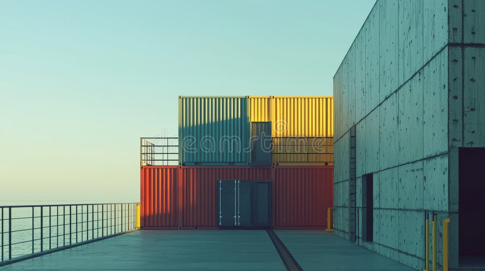 Stack Shipping Container Stock Illustrations – 14,388 Stack Shipping ...