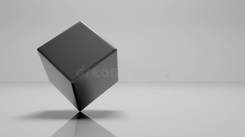4k,3d rotating metal cube. stock video. Video of isolated - 115068157