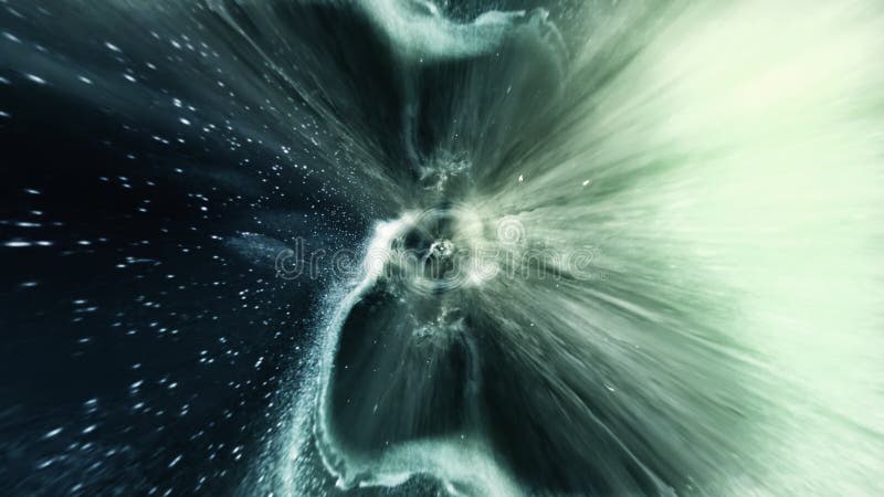 4K 3D Seamless Loop Hyper Jump in Space by Hyperspace. Abstract Science ...
