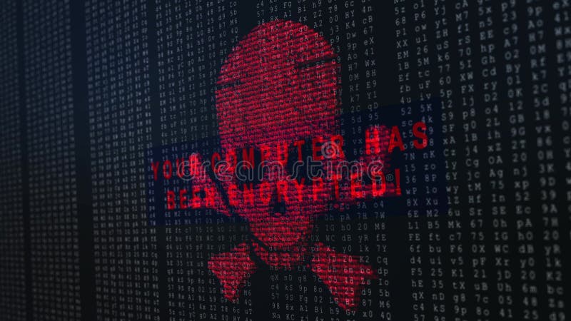 Hacker Code is Typing, Hacker Code Running Down a Computer Screen ...