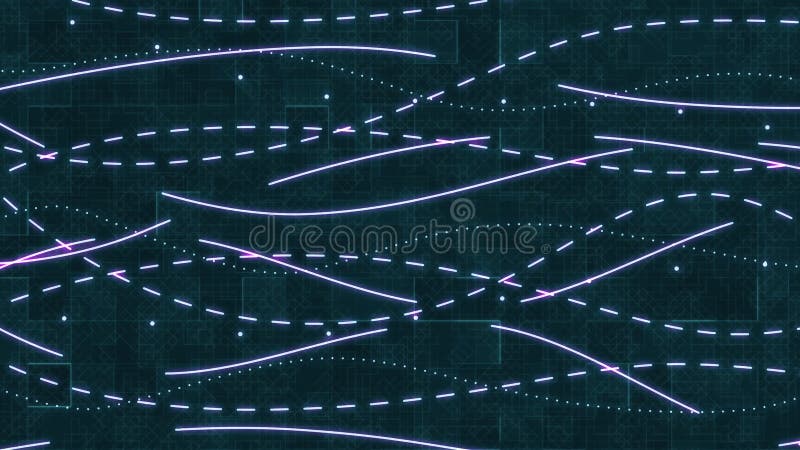 4K Data Line Stream Network Background Loop Animation Stock Footage ...