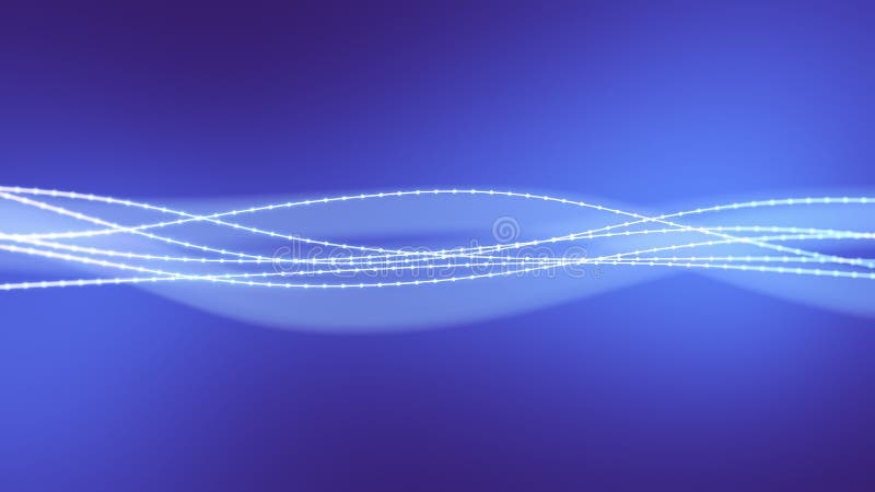 4K Digital Data Line Stream Network Center Background Loop Animation ...