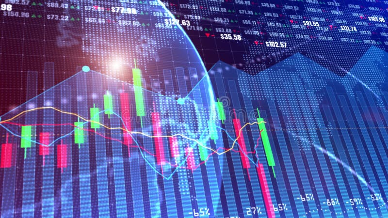 Digital Stock Market Data Chart Displaying Financial Trends and ... Digital Stock Market Data Chart Displaying Financial Trends and ...
