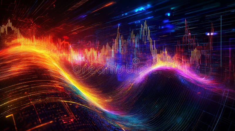 4K Digital Wallpaper with High Quality that Shows Active Data ...