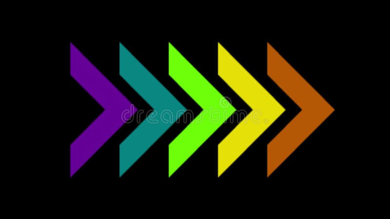 4k Direction Arrow Queue Design Signs Background,game Software Process ...
