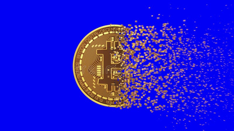 Blue Screen with Animated Lines and Dots on the Screen, for ...