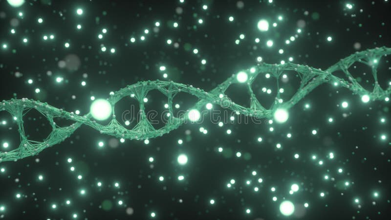 4K DNA Gene Editing Concept. Stock Video - Video of chromosome, life ...