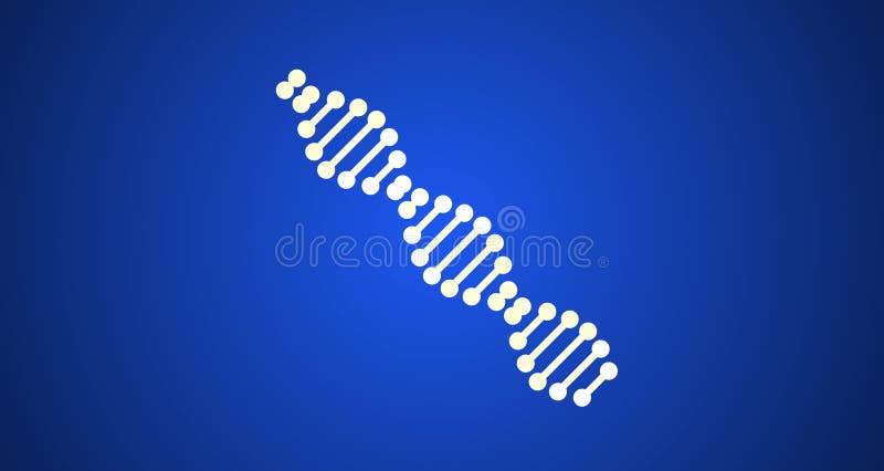 4k DNA Genetic Code on Double Helix Rendered Animation Video Zoom on ...