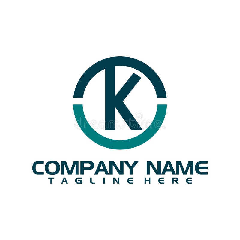 K Dots Logo Design Template. Hexagon K Icon Stock Vector - Illustration ...