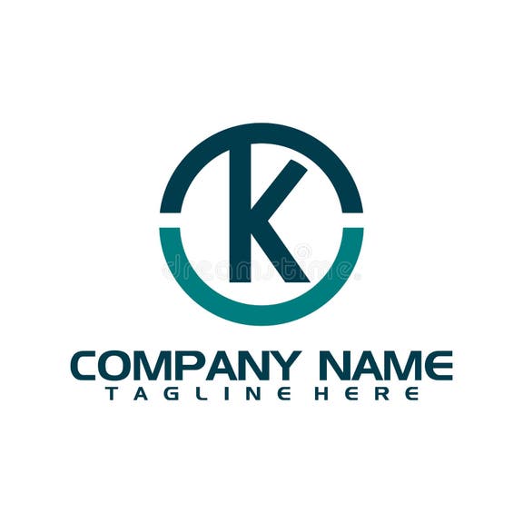 K Dots Logo Design Template. Hexagon K Icon Stock Vector - Illustration ...