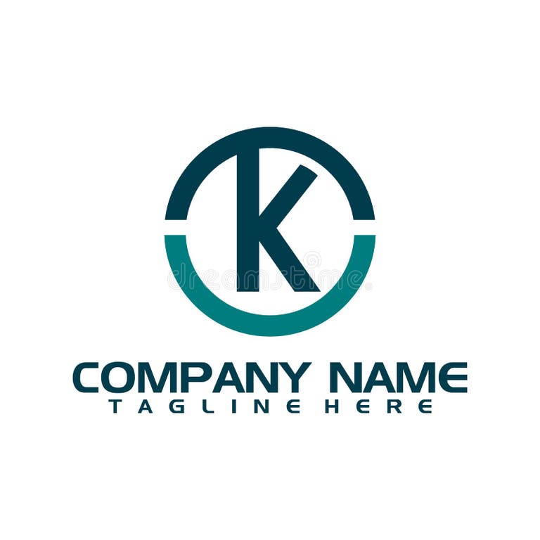 K Dots Logo Design Template. Hexagon K Icon Stock Vector - Illustration ...