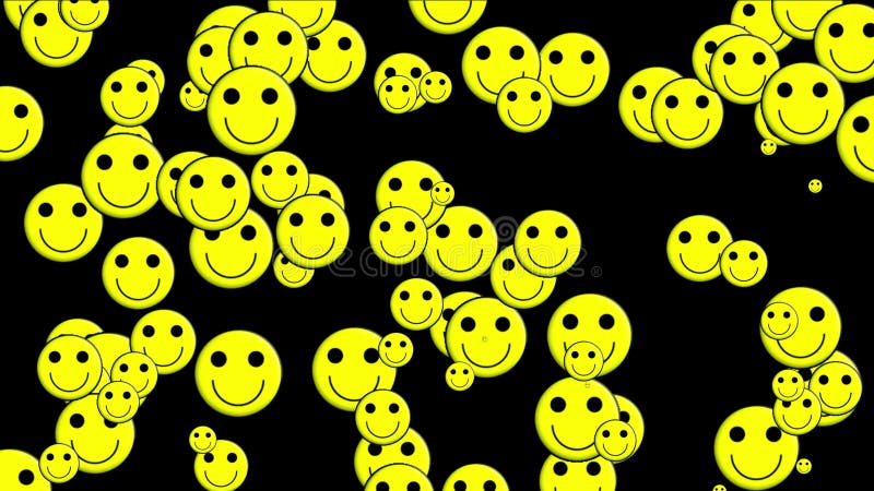 4k Emoticon Animation,yellow Smile Face. Stock Video - Video of ...