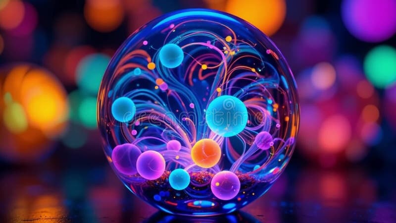 Cosmic Network Sphere - Luminous Orb Nexus - 4K Sci-Fi & Digital Art ...