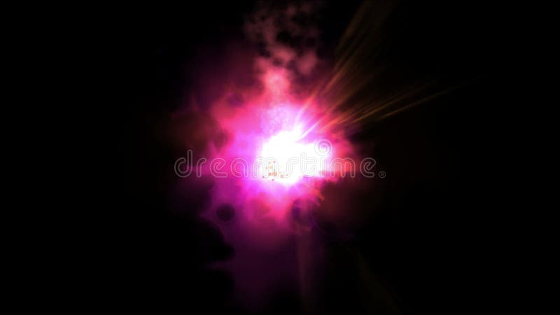 4k Explosion Fire Energy,laser Rays Light Particle Fireworks Magic ...