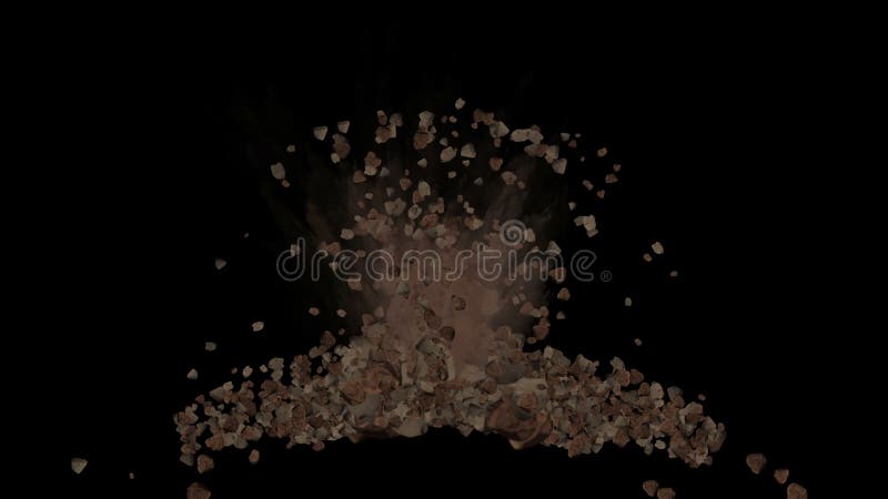 Limestone Quarry Color Icon Animation Stock Footage - Video of coal ...