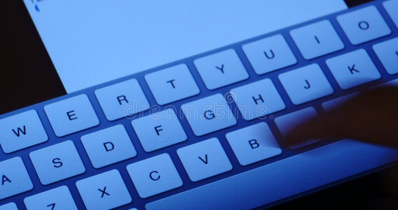 4k Finger Operating Touch Typing Email on Touchscreen Pad,Virtual ...