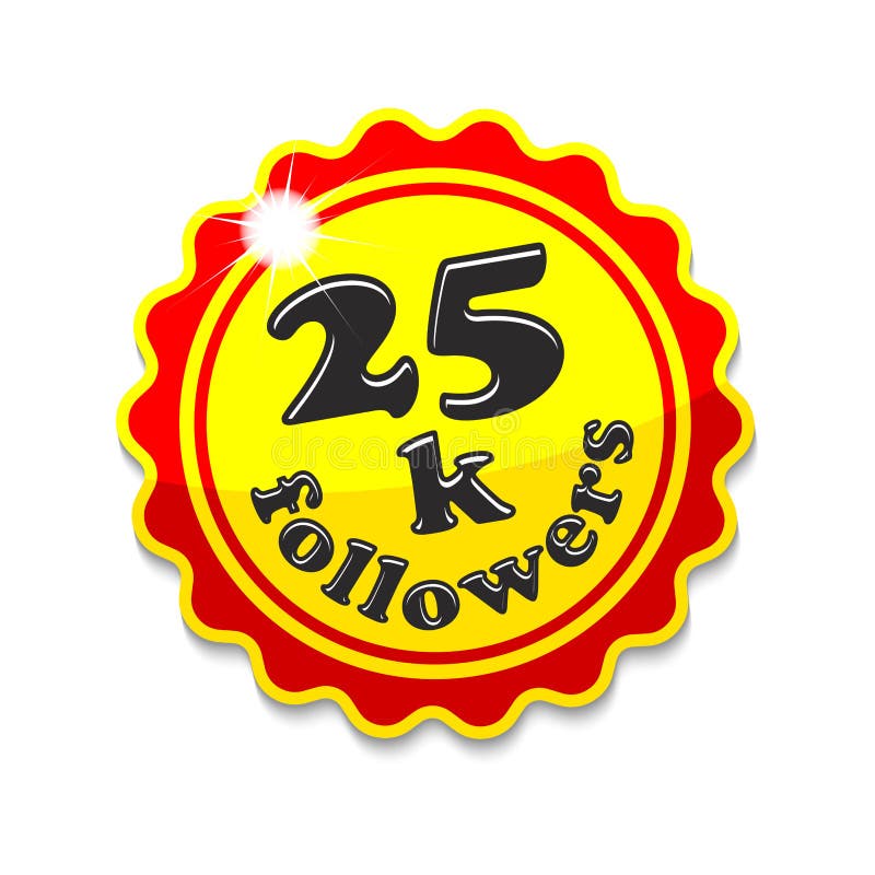 25k Followers Stock Illustrations – 215 25k Followers Stock ...