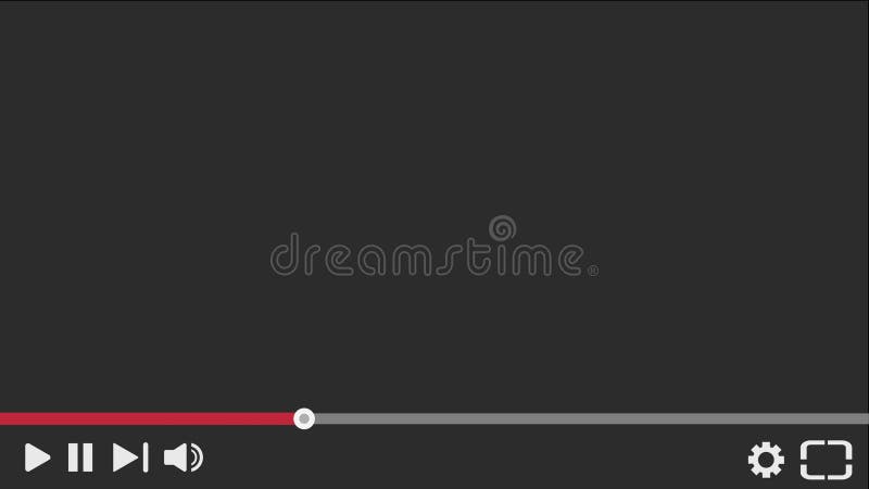 VHS Video Player Screen for Vintage Effect for Crt Tv Stock Video ...