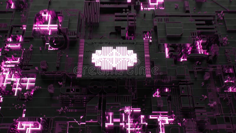 A Highly Detailed Neural Network. 4K. Stock Video - Video of mind ...