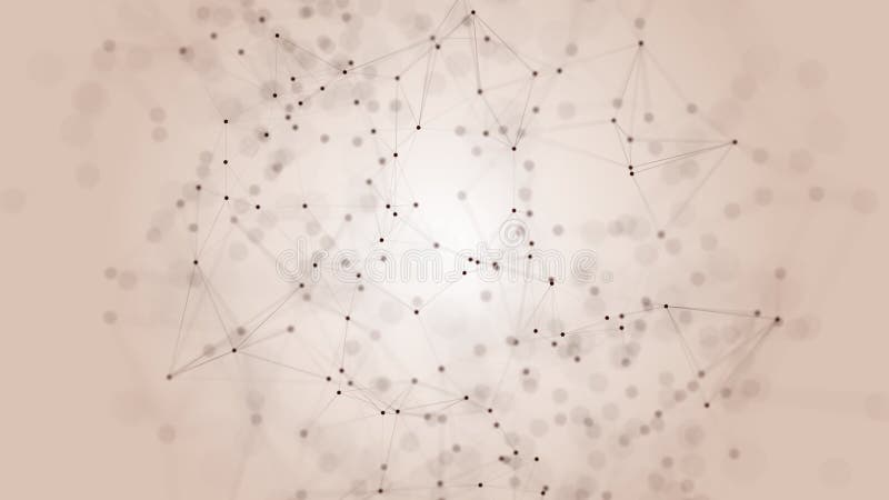 4K Geometric Plexus Structure Cybernetic Loop Animation. Stock Footage - Video of news, graphic ...