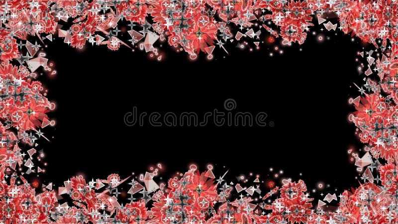 4K Gerbera Flower Display Frame with Flower Petals and Particle Lights ...