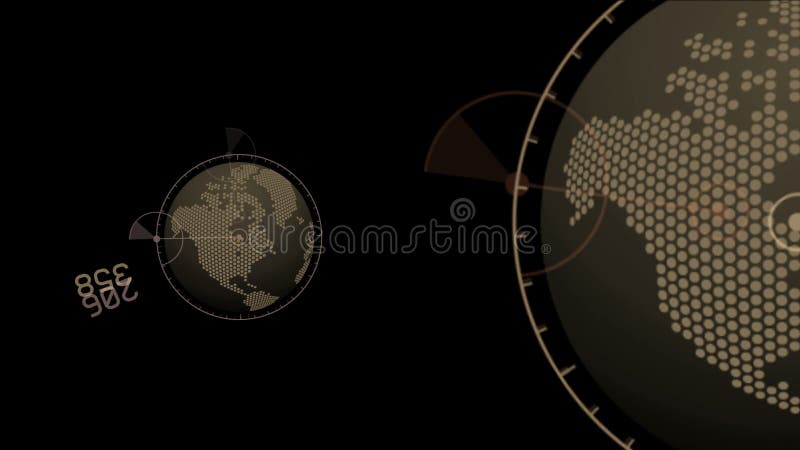 4k Global GPS Earth City Map Military Radar GPS Screen Navigation ...