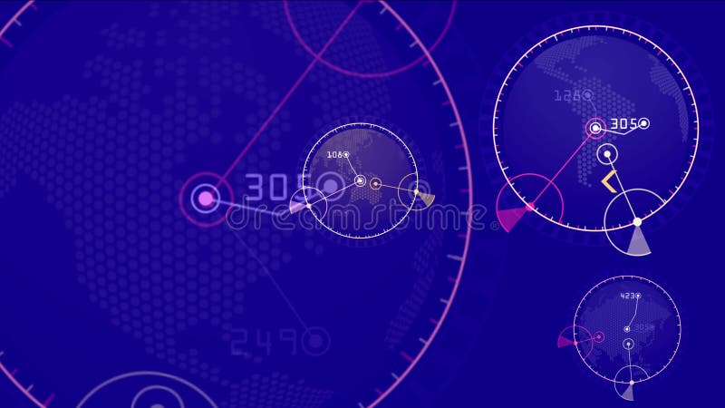 4k Global GPS Earth City Map Military Radar GPS Screen Navigation ...