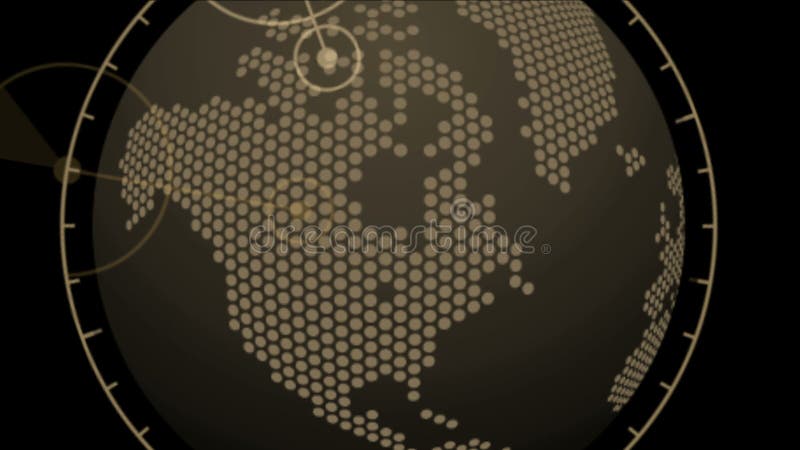 4k Global GPS Earth City Map Military Radar GPS Screen Navigation ...